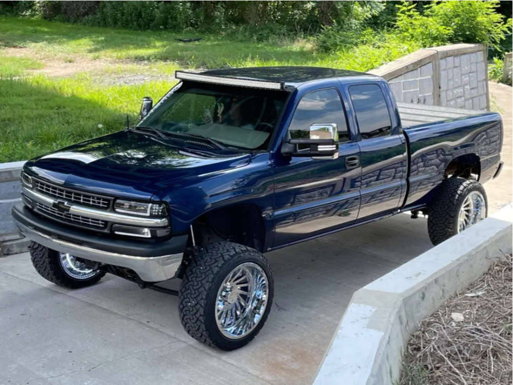 2002 Chevrolet Silverado 1500 with 22x12 -51 ARKON OFF-ROAD Caesar and ...