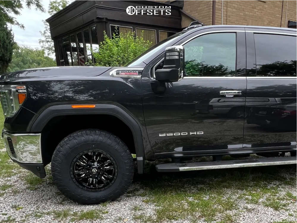2020 GMC Sierra 2500 HD with 18x9 20 Fuel Sledge and 285/75R18 Toyo ...
