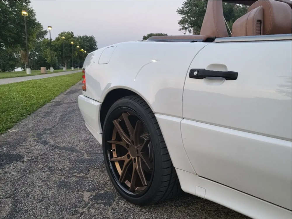 1992 Mercedes-Benz 500SL with 19x8.5 25 Ferrada FR2 and 235/35R19 ...