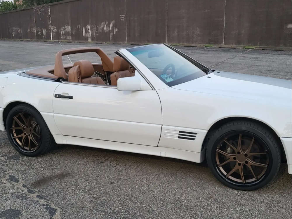 1992 Mercedes-Benz 500SL with 19x8.5 25 Ferrada FR2 and 235/35R19 ...