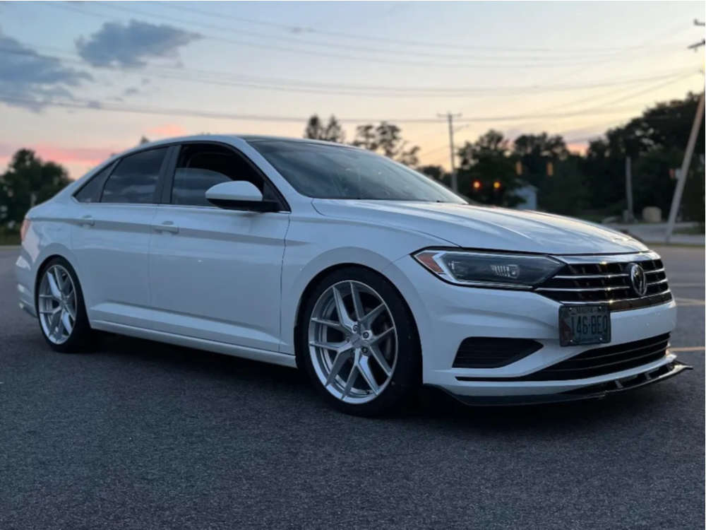 2019 Volkswagen Jetta with 19x8.5 45 Rotiform Flg and 245/35R19 Nitto ...