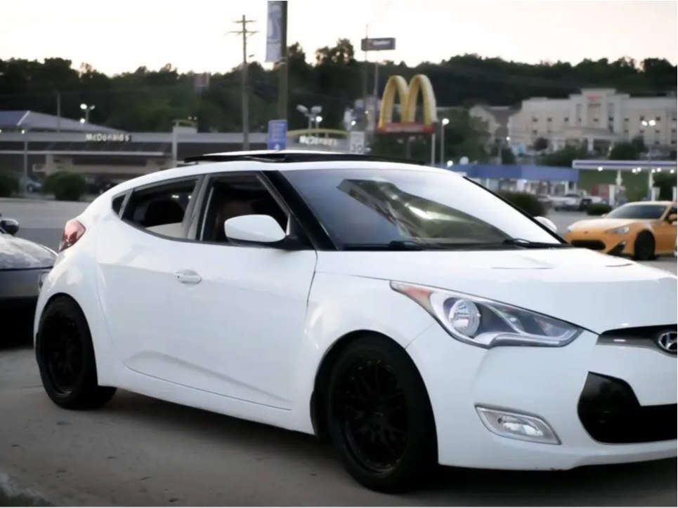 2012 Hyundai Veloster with 18x8 35 Vors Vr8 and 225/40R18 Ironman Imove ...