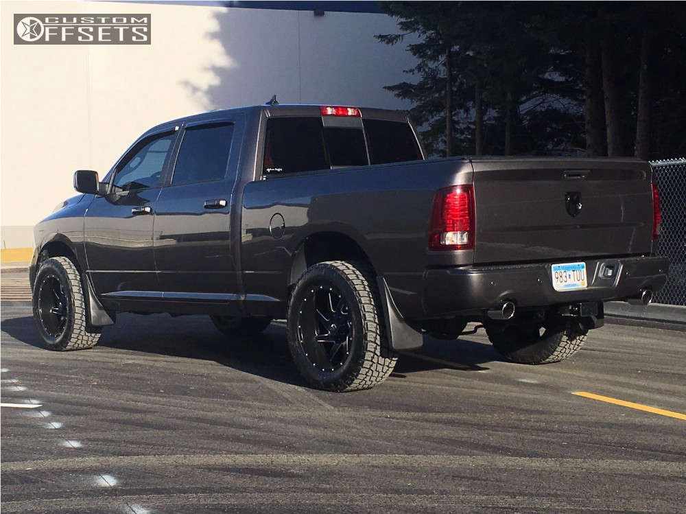 2015 Ram 1500 with 20x10 -19 Fuel Renegade and 305/55R20 Nitto Terra ...