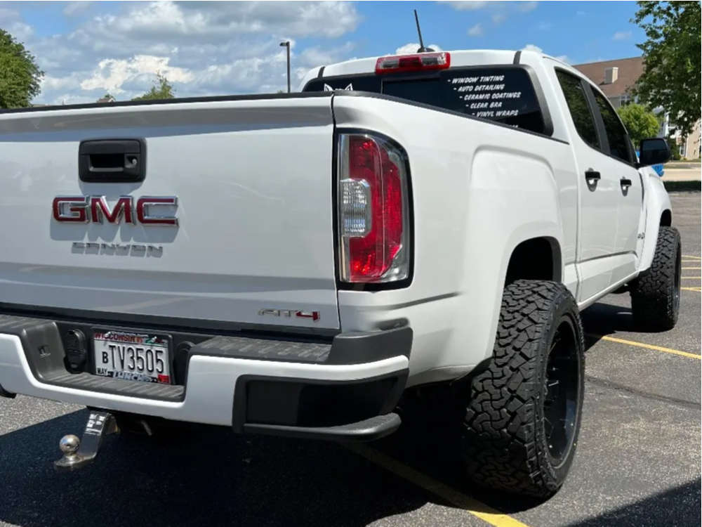 2021 GMC Canyon with 20x10 -25 ARKON OFF-ROAD Lincoln and 285/50R20 ...