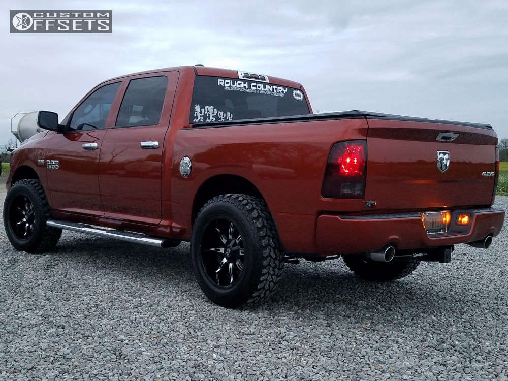 2013 Ram 1500 with 20x10 -25 Vision Manic and 275/65R20 Firestone ...