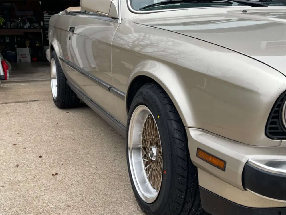 1989 BMW 325i with 15x8 20 MST Mt16 and 205/55R15 Yokohama Advan Fleva ...