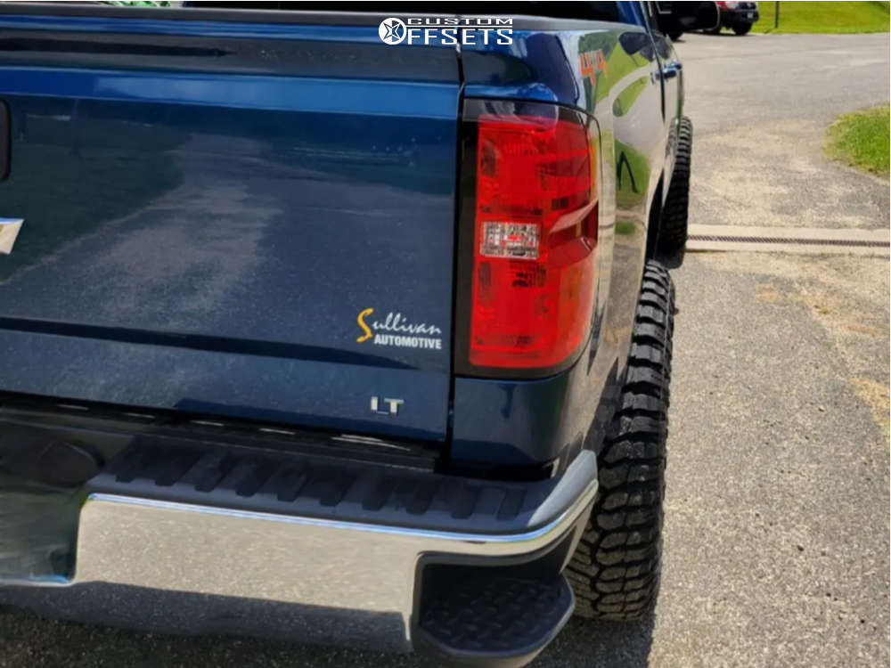 2018 Chevrolet Silverado 1500 with 20x10 -19 Ballistic Rage 959 and 33/ ...