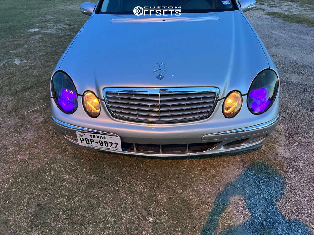 2004 Mercedes-Benz E320 with 18x9.5 35 Aodhan Ah-x and 245/40R18 ...