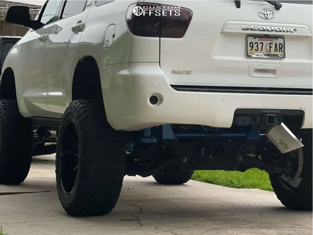 2016 Toyota Sequoia with 22x12 -44 XF Offroad Xf-222 and 37/13.5R22 ...