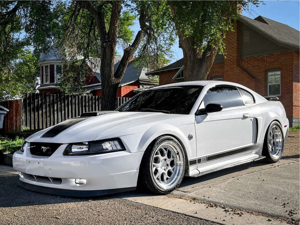 2004 Ford Mustang with 18x9.5 15 Aodhan Ds01 and 265/35R18 Atlas Land ...