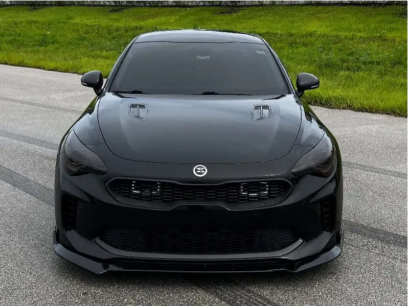 2018 Kia Stinger with 18x8.5 35 Anovia Carrier and 225/40R18 Vercelli ...