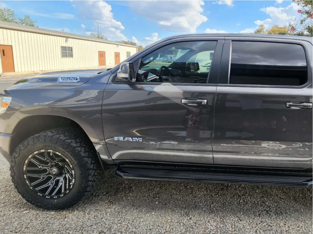 2022 Ram 1500 with 20x10 -19 TIS 554BM and 35/12.5R20 Venom Power Terra ...