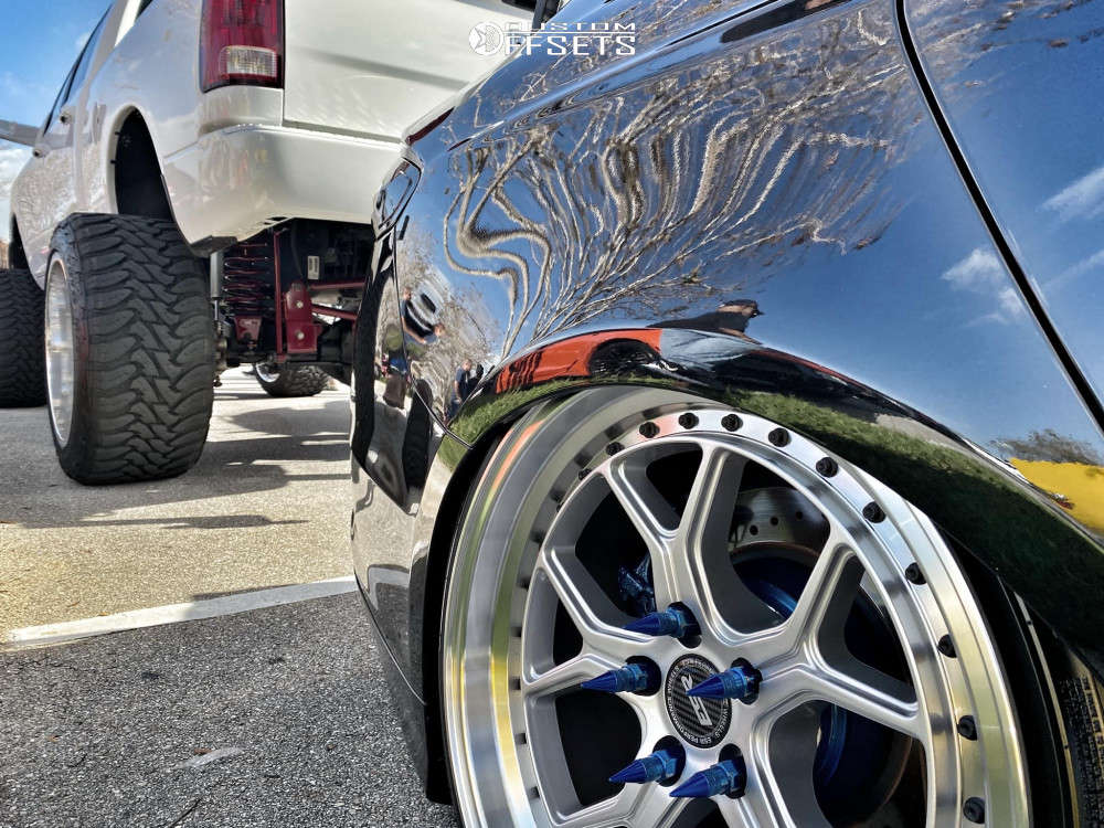 2015 Ford Fusion with 18x9.5 35 ESR Cs2 and 225/40R18 Kumho Ecsta 4x Ii ...