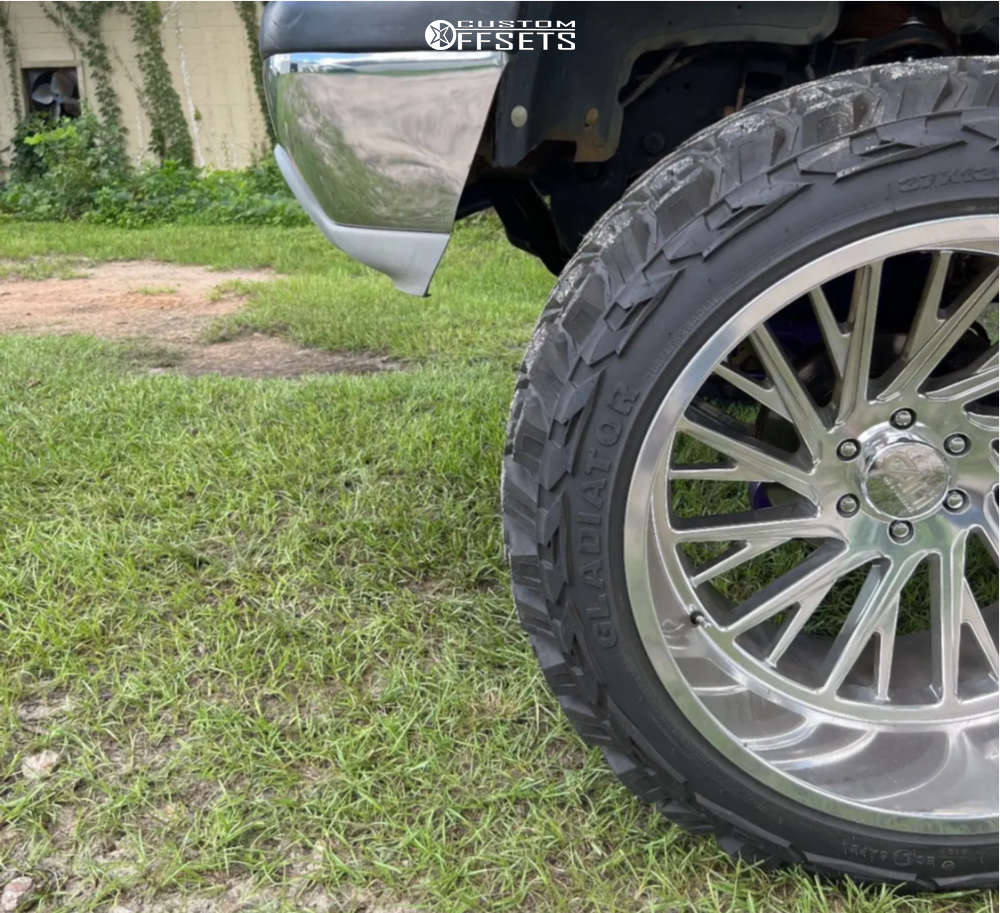 1999 Chevrolet Silverado 1500 with 24x14 -76 Cali Offroad Purge and 37/ ...