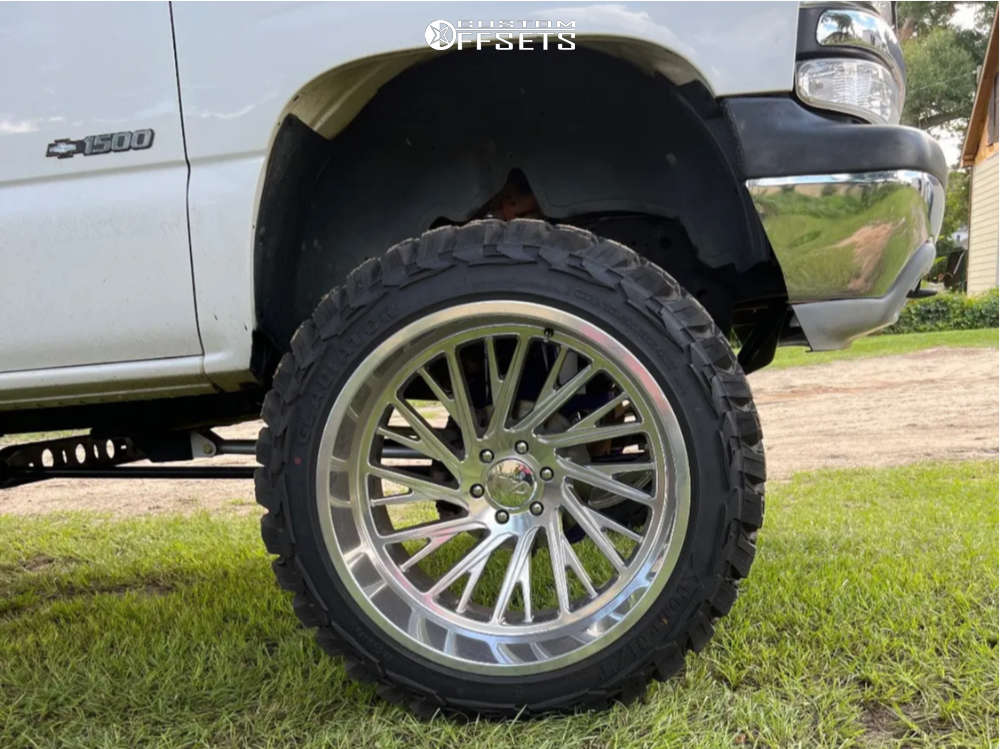 1999 Chevrolet Silverado 1500 with 24x14 -76 Cali Offroad Purge and 37/ ...