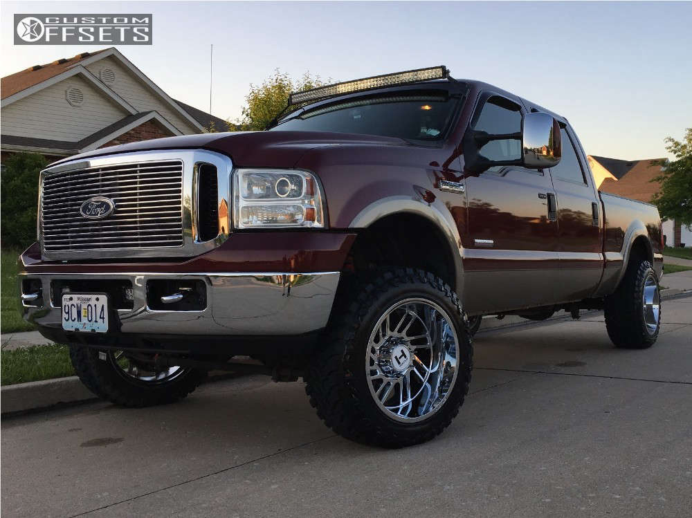 2007 Ford F-250 Super Duty with 20x12 -44 Hostile Stryker and 33/12 ...