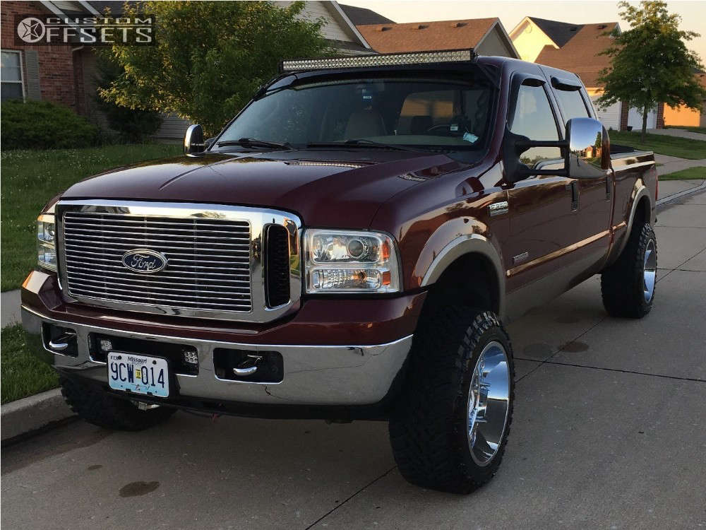 2007 Ford F-250 Super Duty with 20x12 -44 Hostile Stryker and 33/12 ...