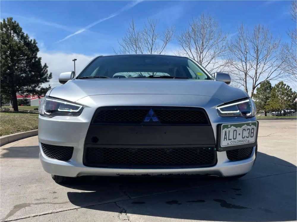 2014 Mitsubishi Lancer with 16x7 40 Maxxim Winner and 205/60R16 Toyo ...
