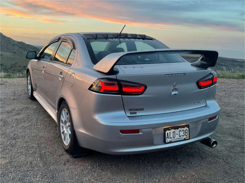 2014 Mitsubishi Lancer with 16x7 40 Maxxim Winner and 205/60R16 Toyo ...