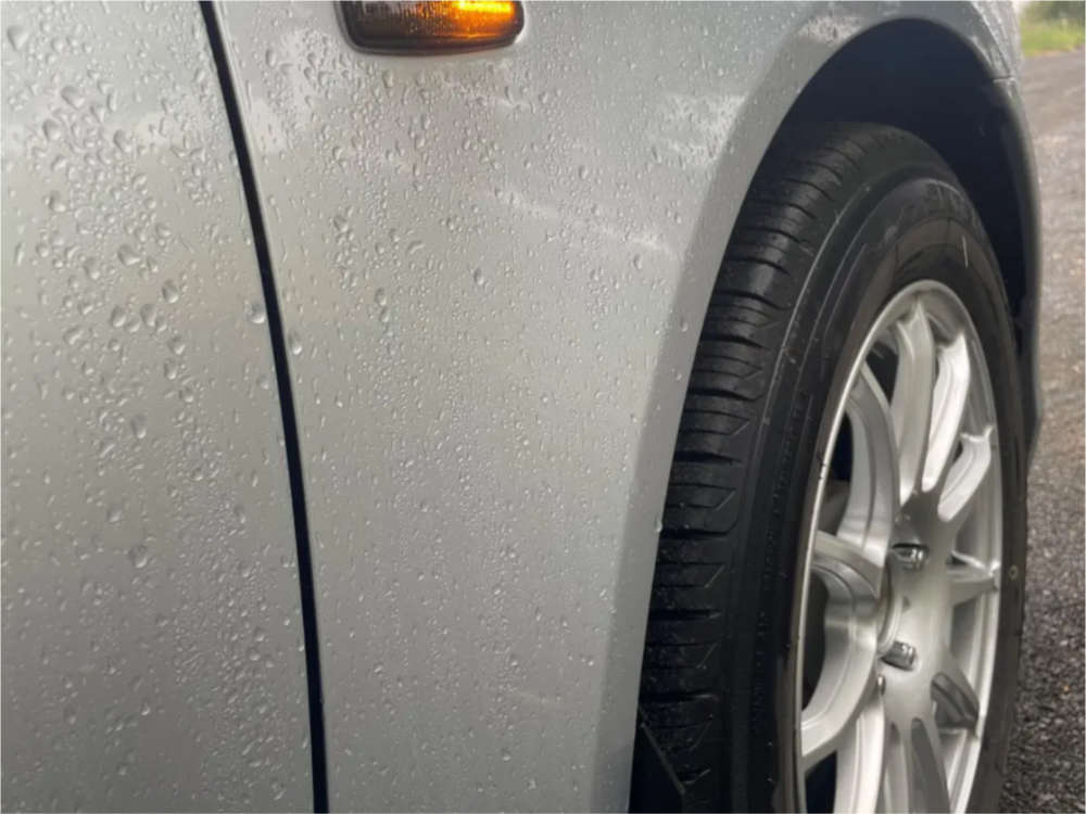 2014 Mitsubishi Lancer with 16x7 40 Maxxim Winner and 205/60R16 Toyo ...