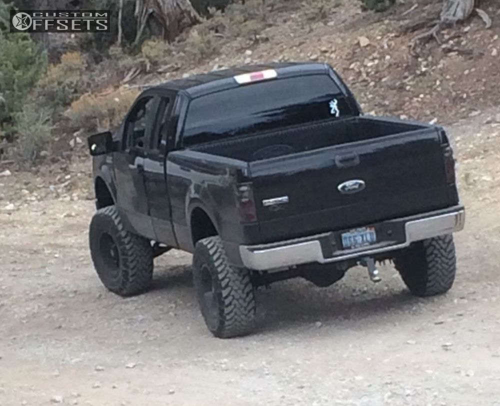 2007 Ford F-150 with 17x9 -12 Dropstars 645b and 35/12.5R17 Toyo Tires ...