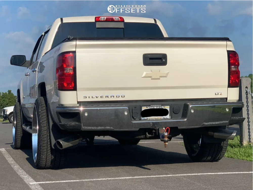 2014 Chevrolet Silverado 1500 with 24x12 -51 Vision Rocker 412 and 305 ...