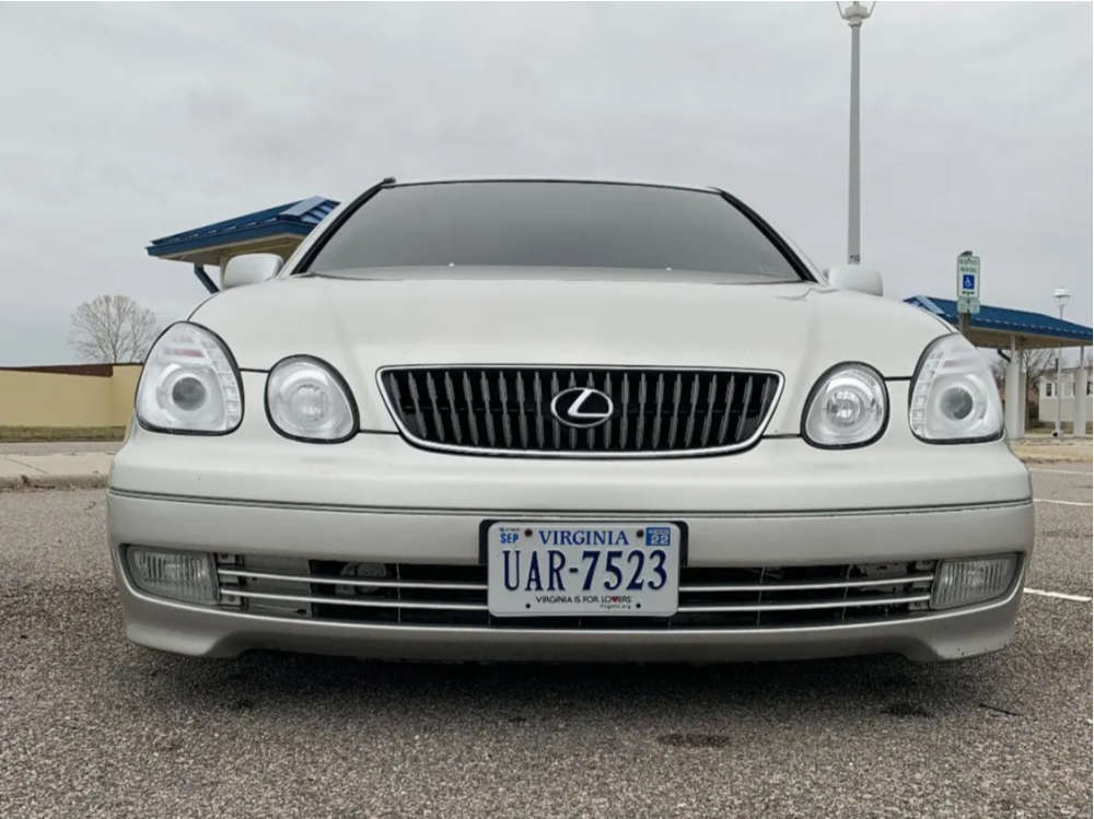 2001 Lexus GS300 with 19x9.5 12 Aodhan Ah02 and 225/35R19 Vercelli ...