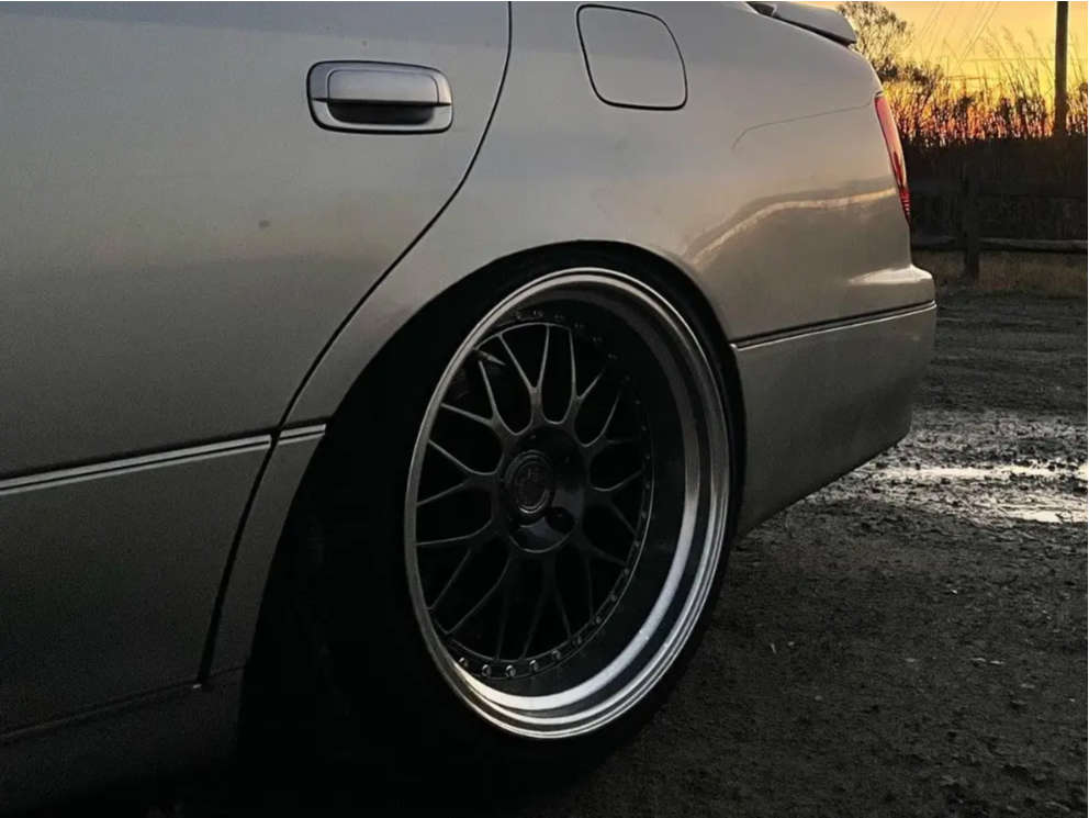 2001 Lexus GS300 with 19x9.5 12 Aodhan Ah02 and 225/35R19 Vercelli ...