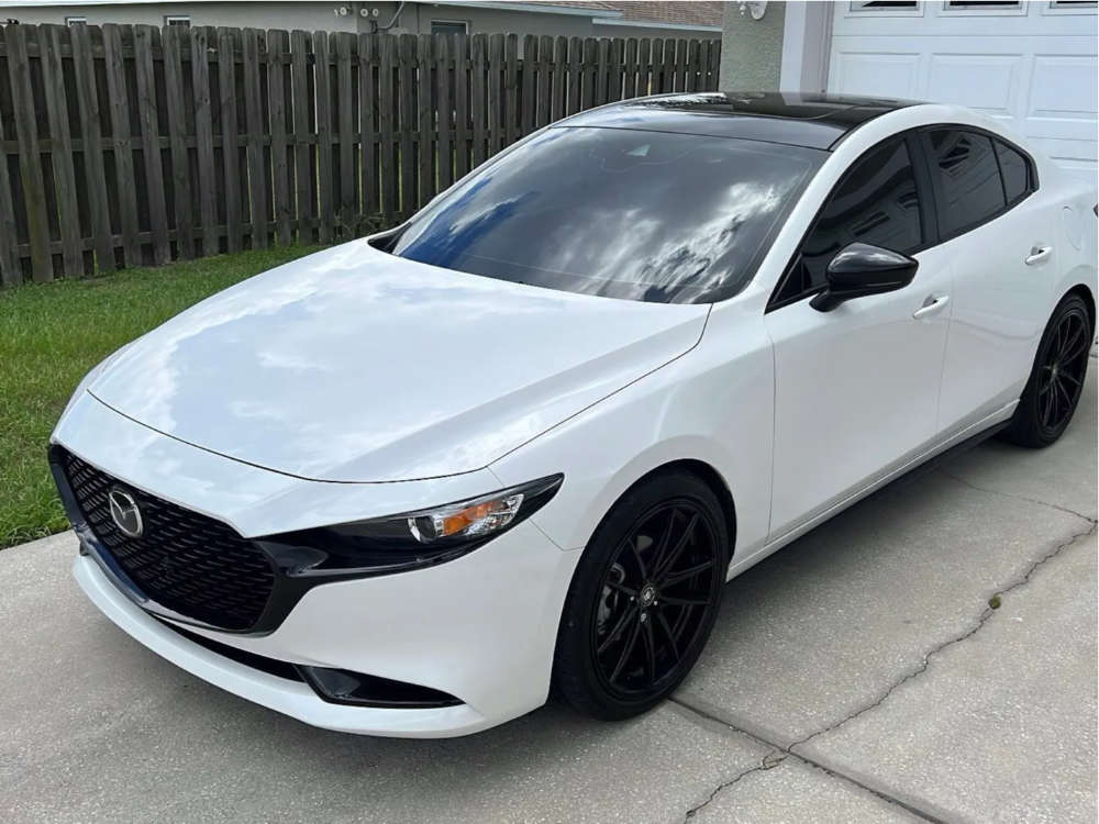 2021 Mazda 3 with 19x8.5 45 Konig Oversteer and 235/40R19 Vercelli ...