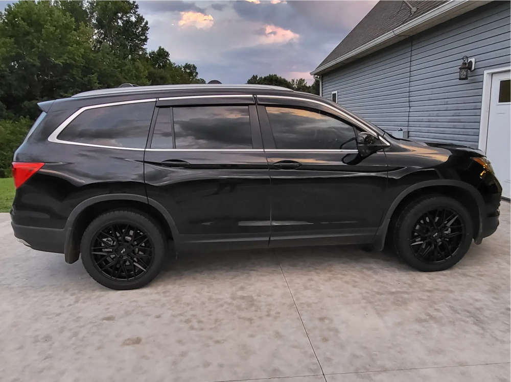 2018 Honda Pilot with 20x9 35 Niche Gamma and 265/45R20 Continental ...