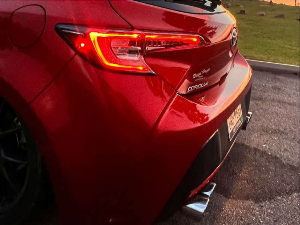 2022 Toyota Corolla with 18x7.5 42 BBS Rk and 225/40R18 BFGoodrich G ...