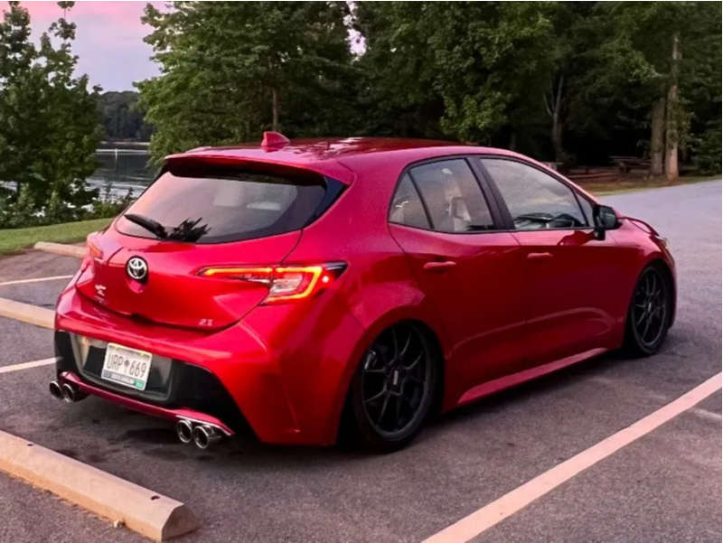 2022 Toyota Corolla with 18x7.5 42 BBS Rk and 225/40R18 BFGoodrich G ...