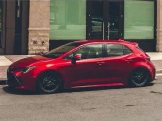 2022 Toyota Corolla with 18x7.5 42 BBS Rk and 225/40R18 BFGoodrich G ...