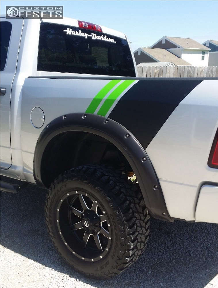 2016 Ram 1500 with 20x12 -44 Fuel Maverick and 35/12.5R20 Mastercraft ...