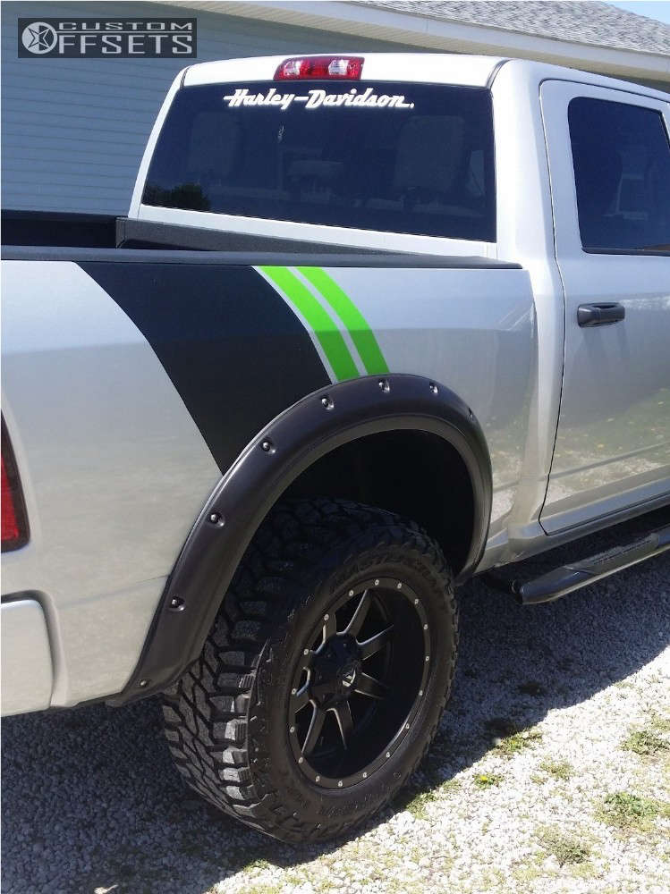 2016 Ram 1500 with 20x12 -44 Fuel Maverick and 35/12.5R20 Mastercraft ...