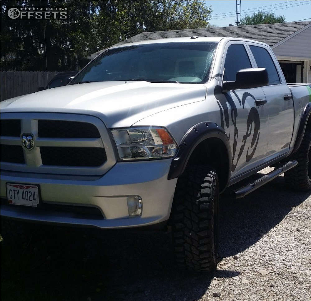 2016 Ram 1500 with 20x12 -44 Fuel Maverick and 35/12.5R20 Mastercraft ...