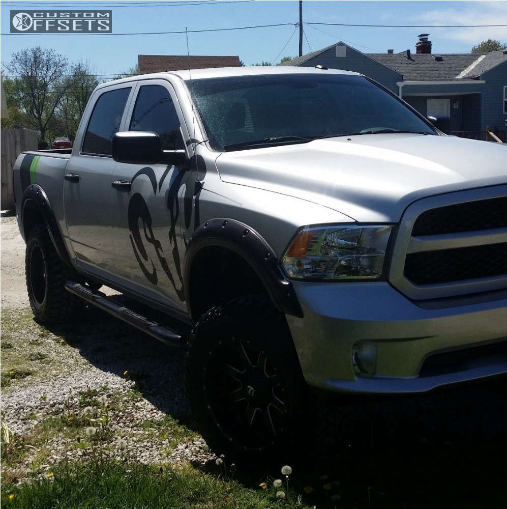 2016 Ram 1500 with 20x12 -44 Fuel Maverick and 35/12.5R20 Mastercraft ...