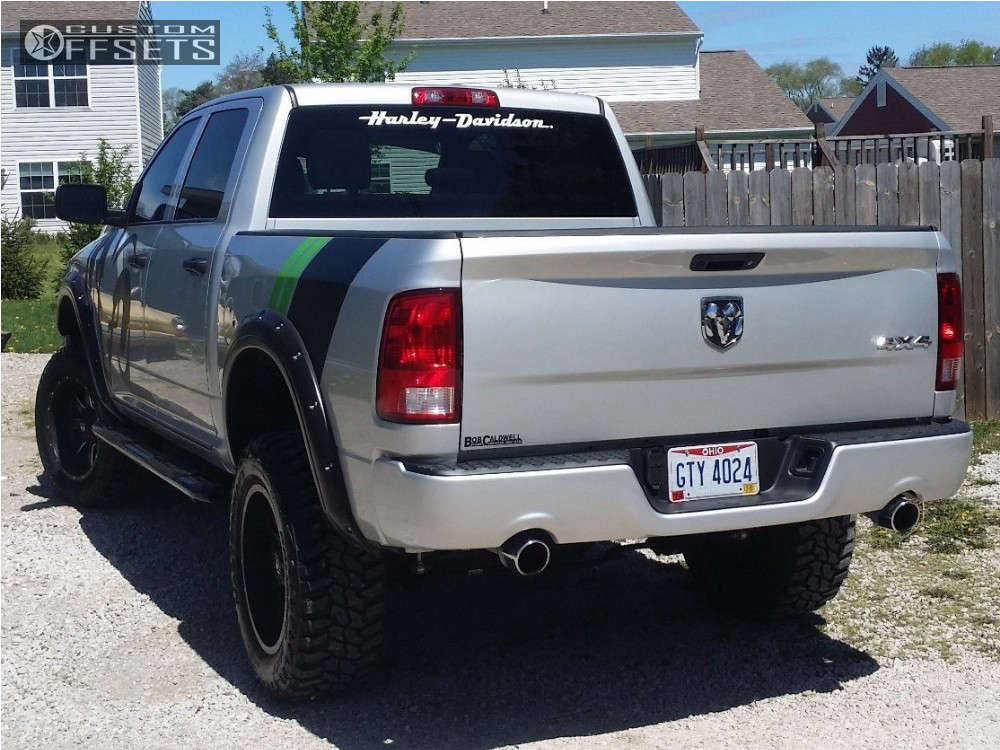 2016 Ram 1500 with 20x12 -44 Fuel Maverick and 35/12.5R20 Mastercraft ...