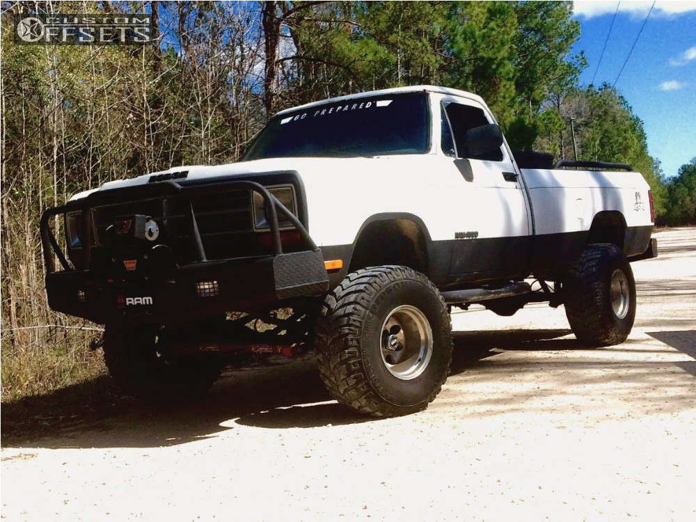 1986 Dodge W150 with 15x10 -45 Mickey Thompson Classic Iii and 35/12 ...