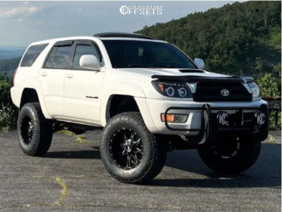 2004 Toyota 4Runner with 18x10 -24 Moto Metal Mo970 and 295/70R18 Nitto ...