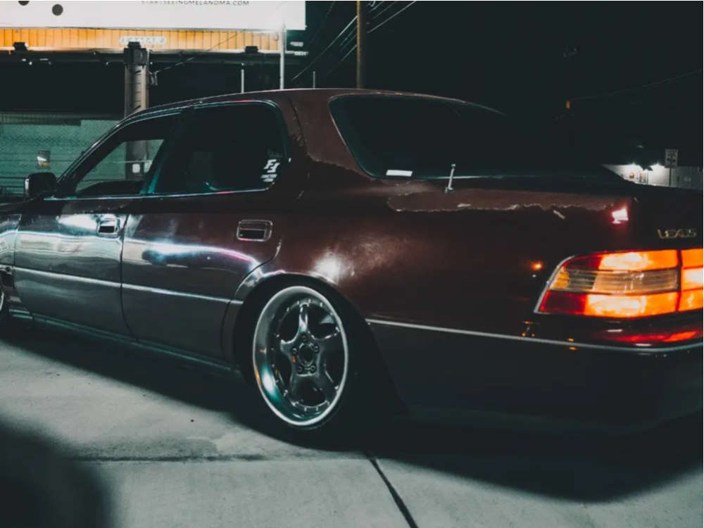 1990 Lexus LS400 with 17x8 45 BBS Moda M2 and 205/45R17 Laufenn S Fit ...