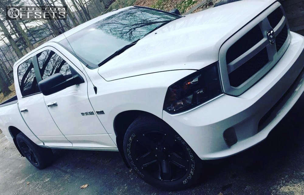 2016 Ram 1500 with 20x9 12 Mamba M13 and 285/65R20 Goodyear Wrangler ...