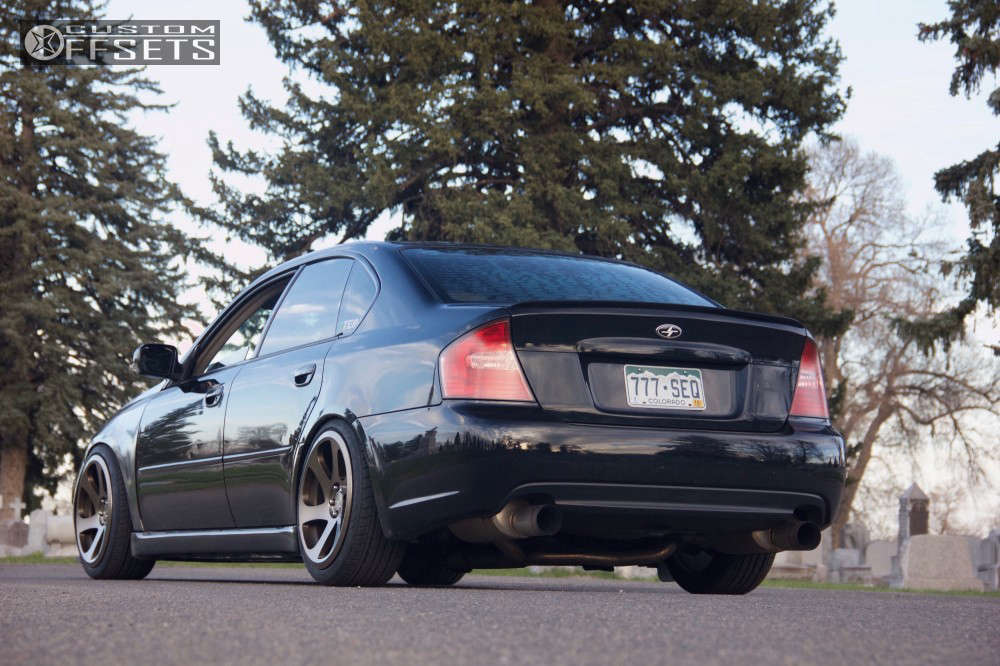 2005 Subaru Legacy with 18x8.5 35 AVID1 AV50 and 215/40R18 Nankang NS ...