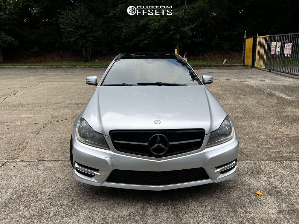 2012 Mercedes-Benz C350 with 19x8.5 25 Rohana Rfx5 and 225/35R19 ...