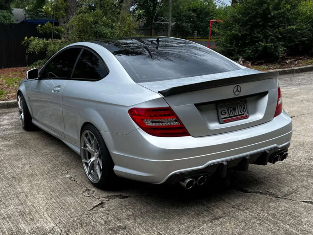 2012 Mercedes-Benz C350 with 19x8.5 25 Rohana Rfx5 and 225/35R19 ...