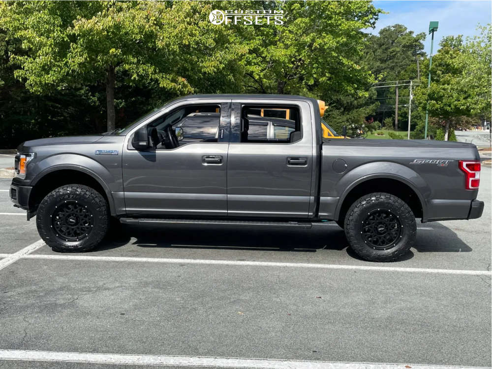 2019 Ford F-150 with 18x9 18 Vision Rocker and 33/12.5R18 Toyo Tires ...