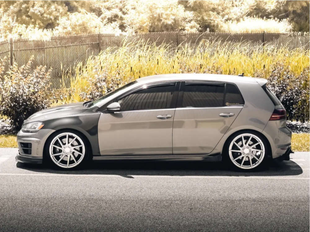 2017 Volkswagen Golf R with 19x8.5 45 Stance Sf-01 and 235/35R19 Toyo ...