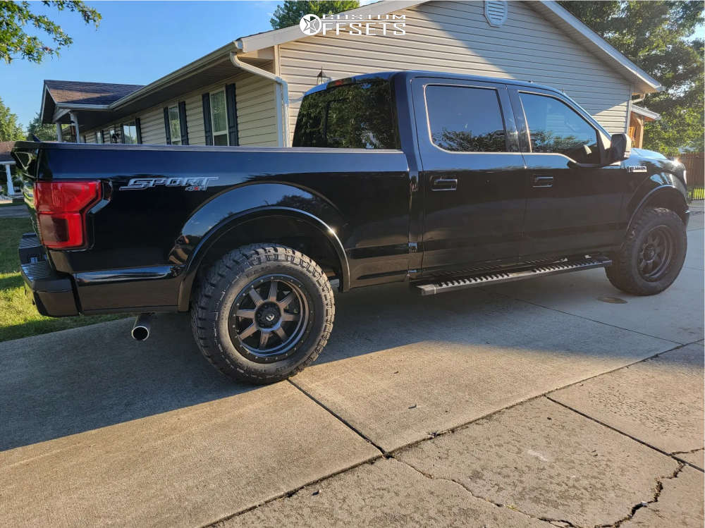 2018 Ford F-150 with 20x9 20 Fuel Trophy and 275/65R20 Mickey Thompson ...