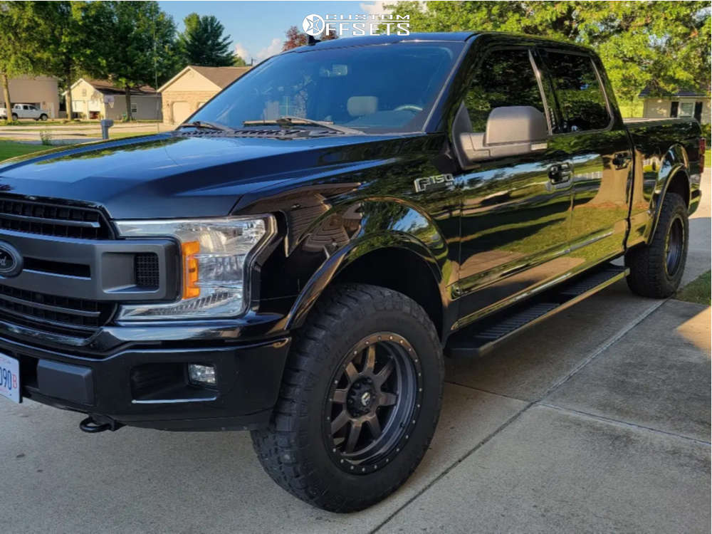 2018 Ford F-150 with 20x9 20 Fuel Trophy and 275/65R20 Mickey Thompson ...