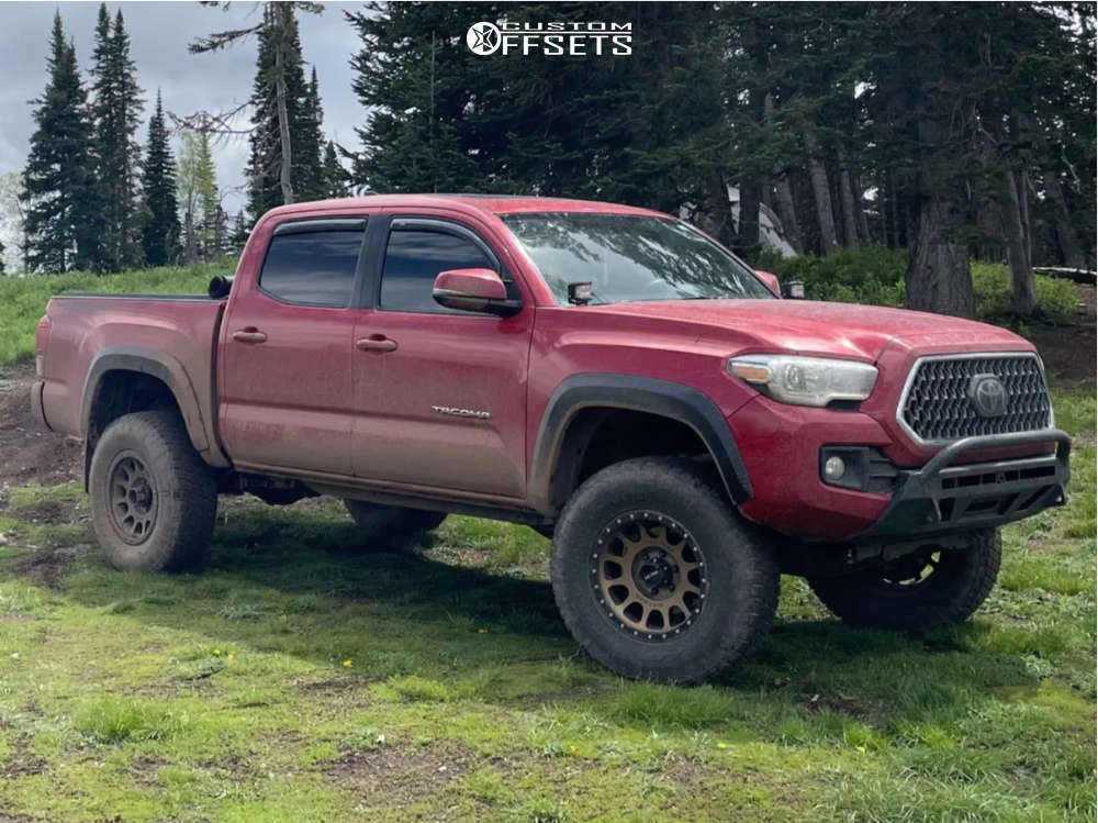 2016 Toyota Tacoma with 17x8.5 0 Method Mr305 and 285/70R17 Nitto Terra ...
